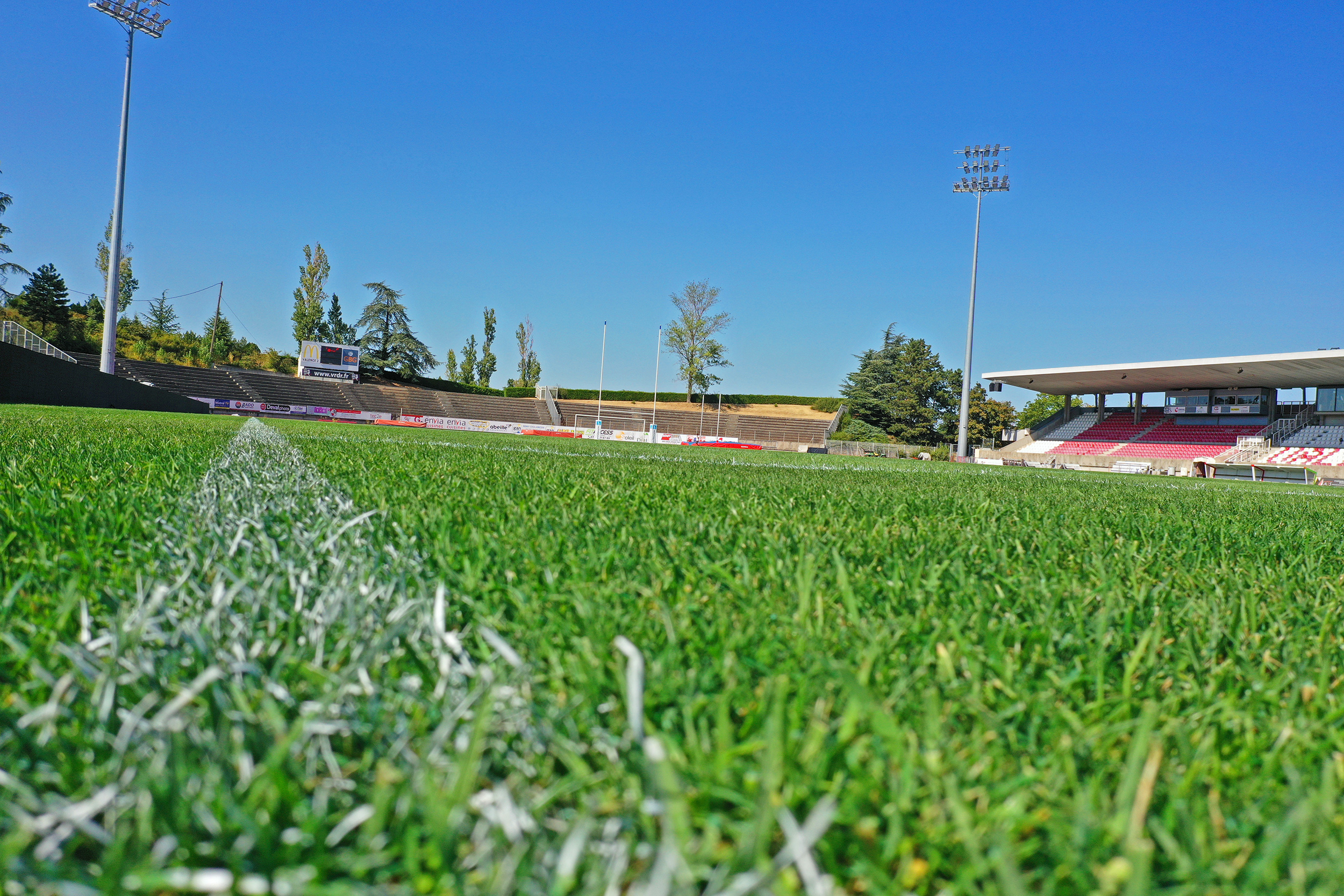 La nouvelle pelouse du stade Pompidou – Ville de Valence
