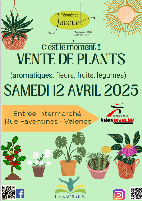 VENTE DE PLANTS – Ville de Valence
