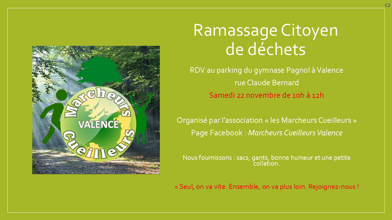 Ramassage Citoyen de Déchets – Ville de Valence